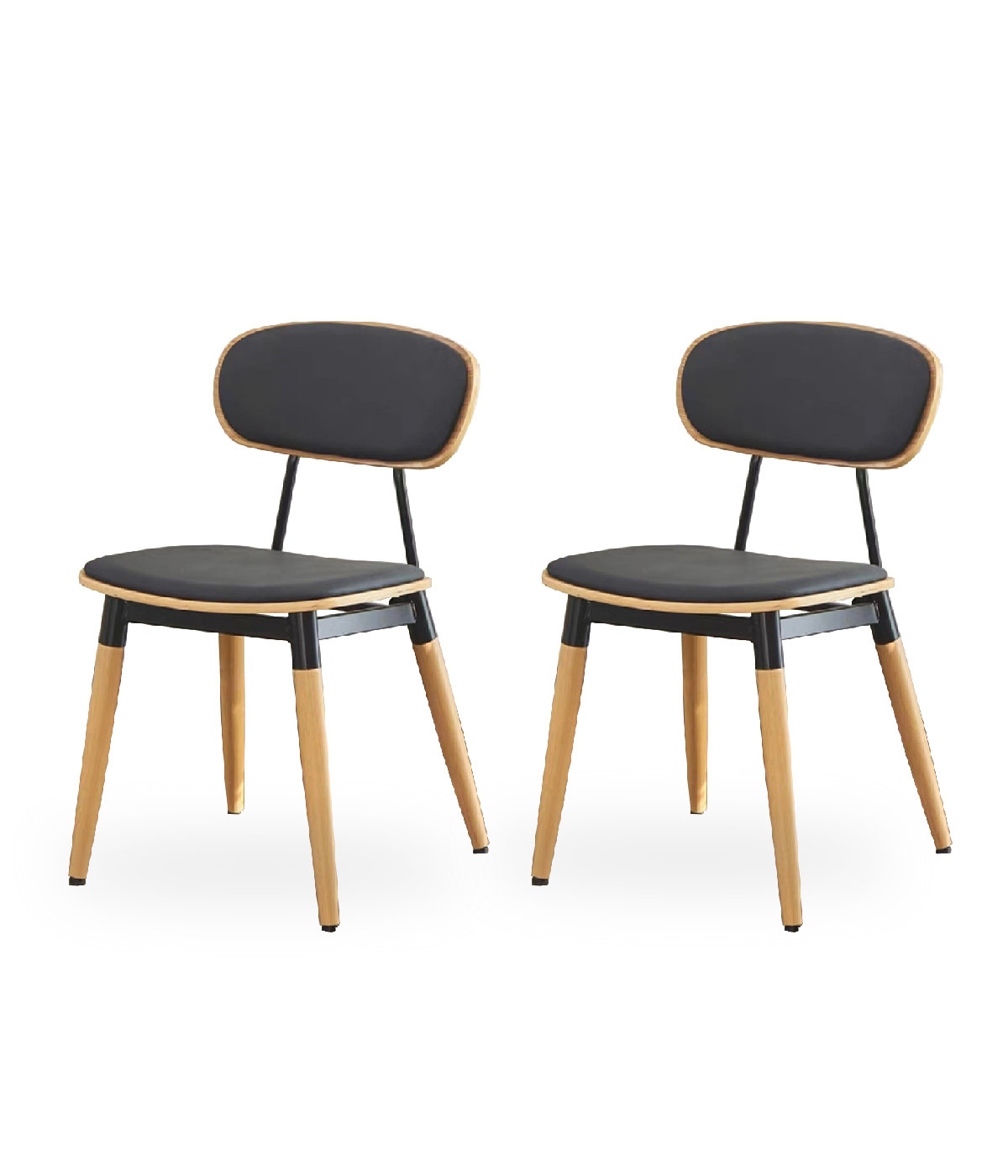 Corrigan Studio Modern And Simple Solid Wood Multi Layer Board Backrest ...