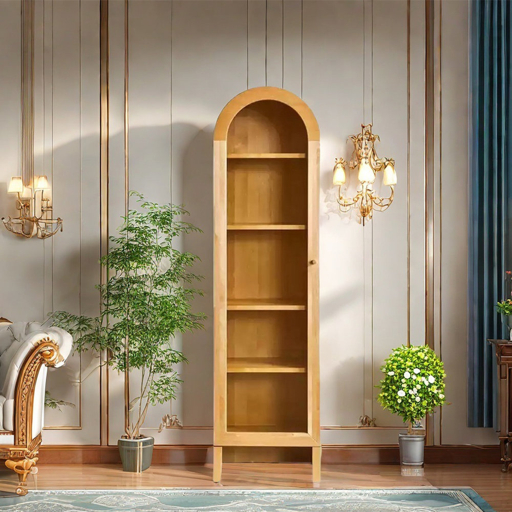 Parttlion European style arched bookcase - Wayfair Canada