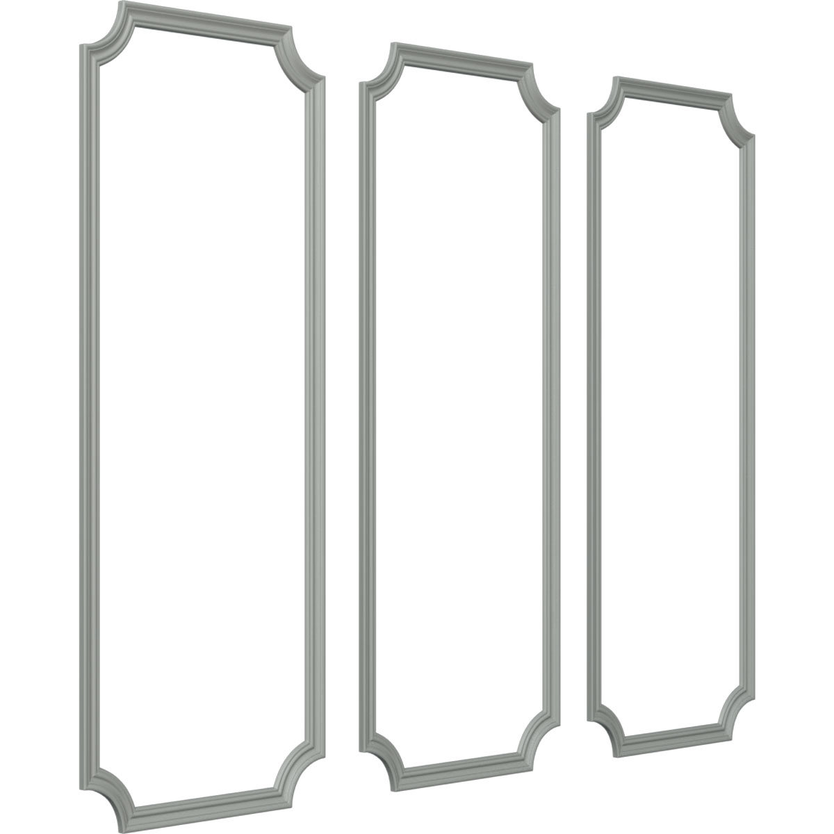 Ekena Millwork Oxford Smooth Panel Moulding Kit | Wayfair