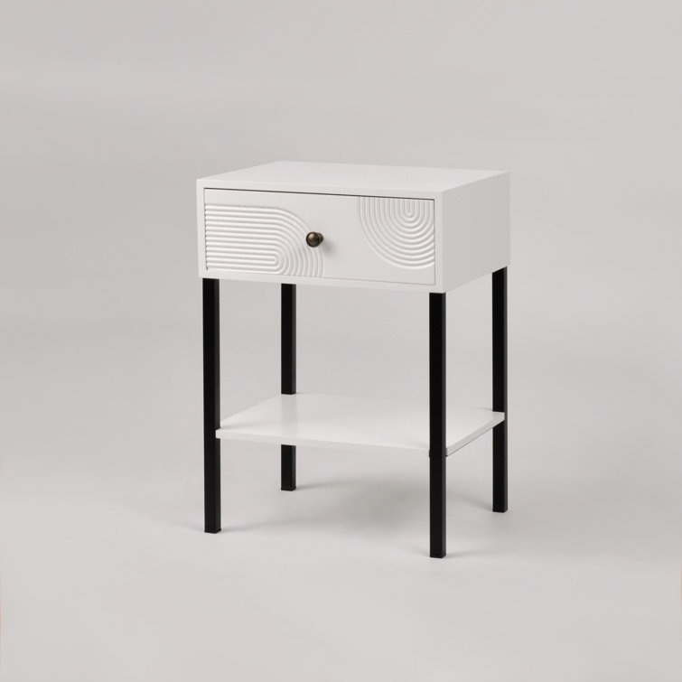 Latitude Run Akadia Lyon Bedside Table | Wayfair.co.uk