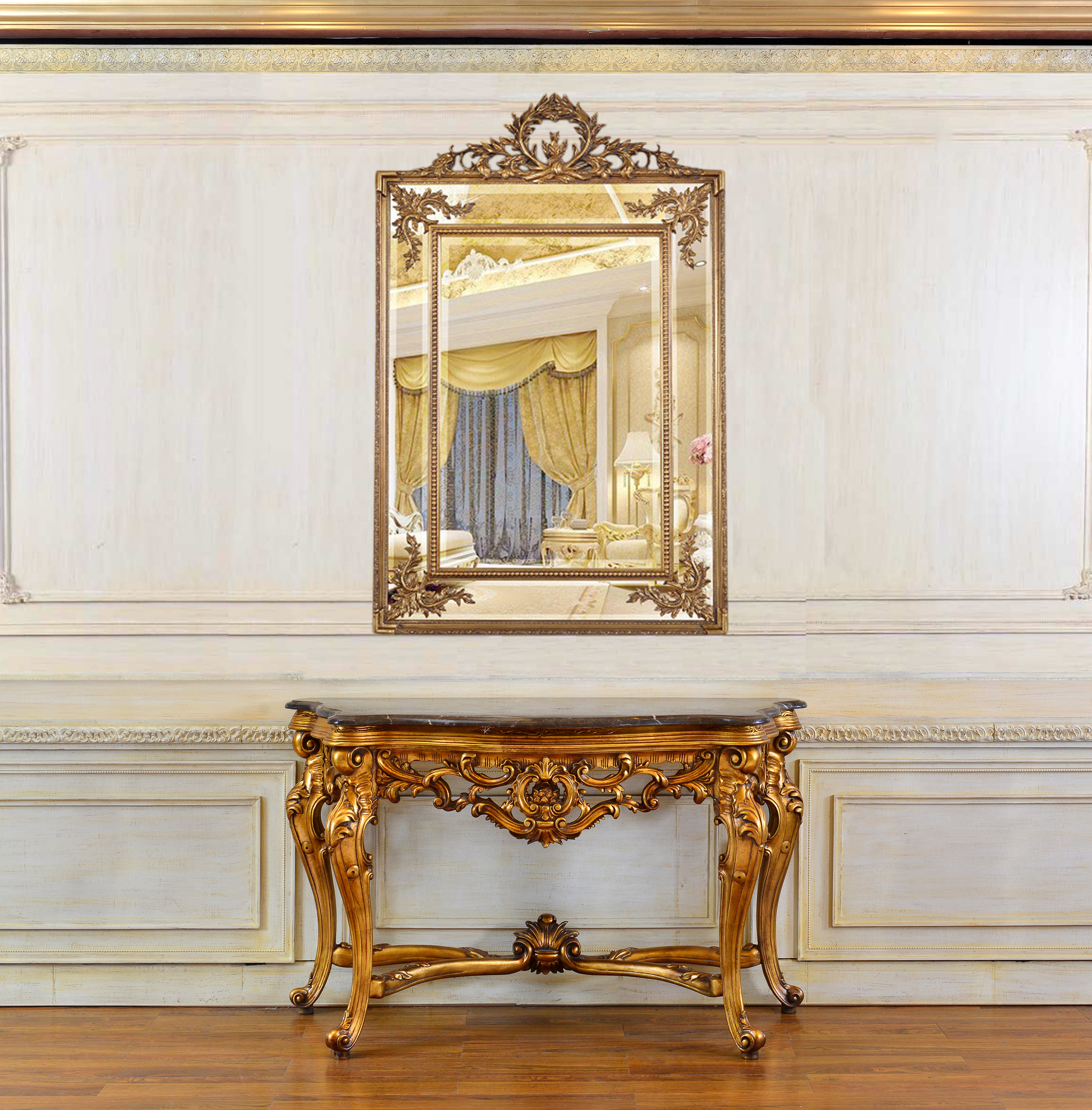 Genuine marble hallway table store