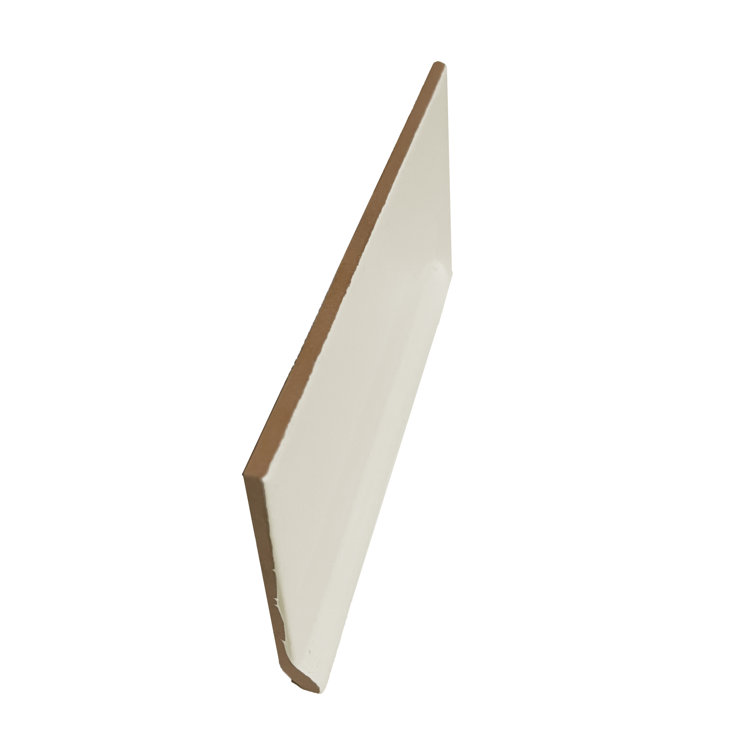 Pixl Color Beat Satin 8" L x 4" W Ceramic Cove Base Tile Trim & Reviews ...