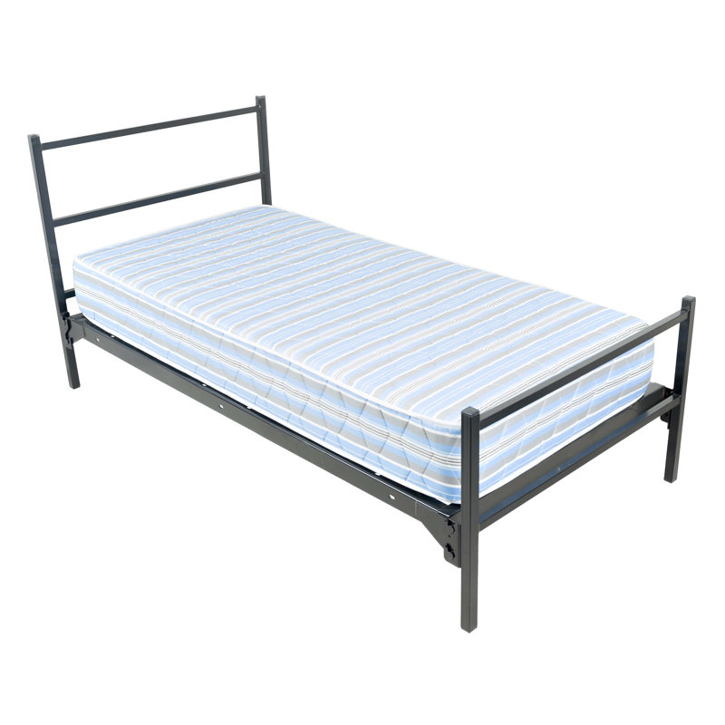 Latitude Run® Blantex Genuine Military Square Tube Non-adjustable Bunk ...