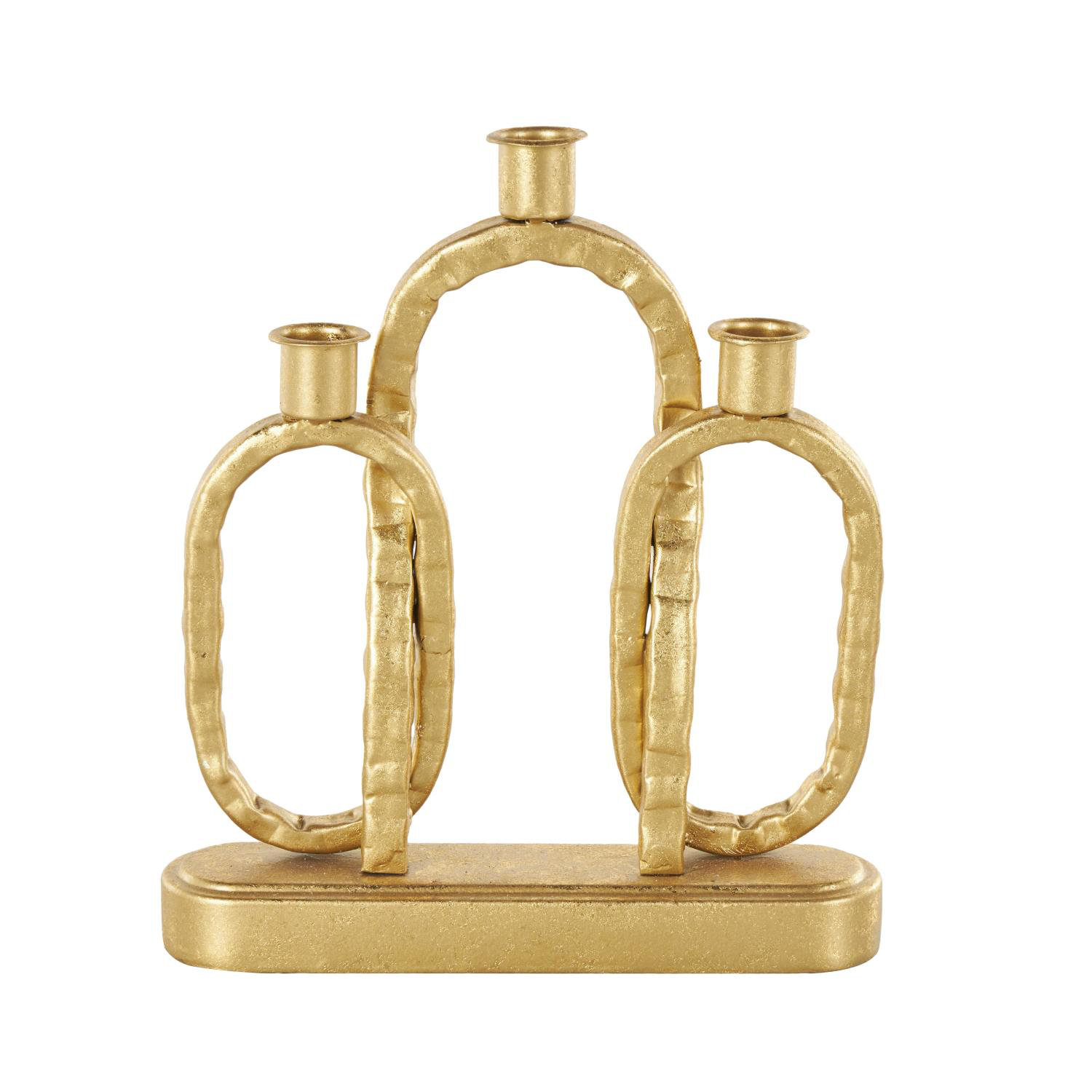 Mercer41 Cole And Grey Metal Interlocked Chains Candle Holder With ...