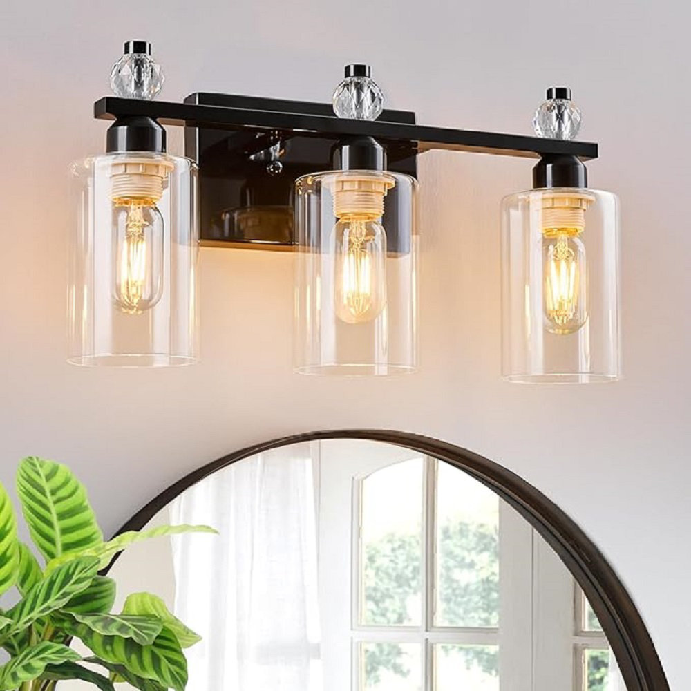 House of Hampton 3 Light Bathroom Vanity Light Fixture Modern Bathroom ...