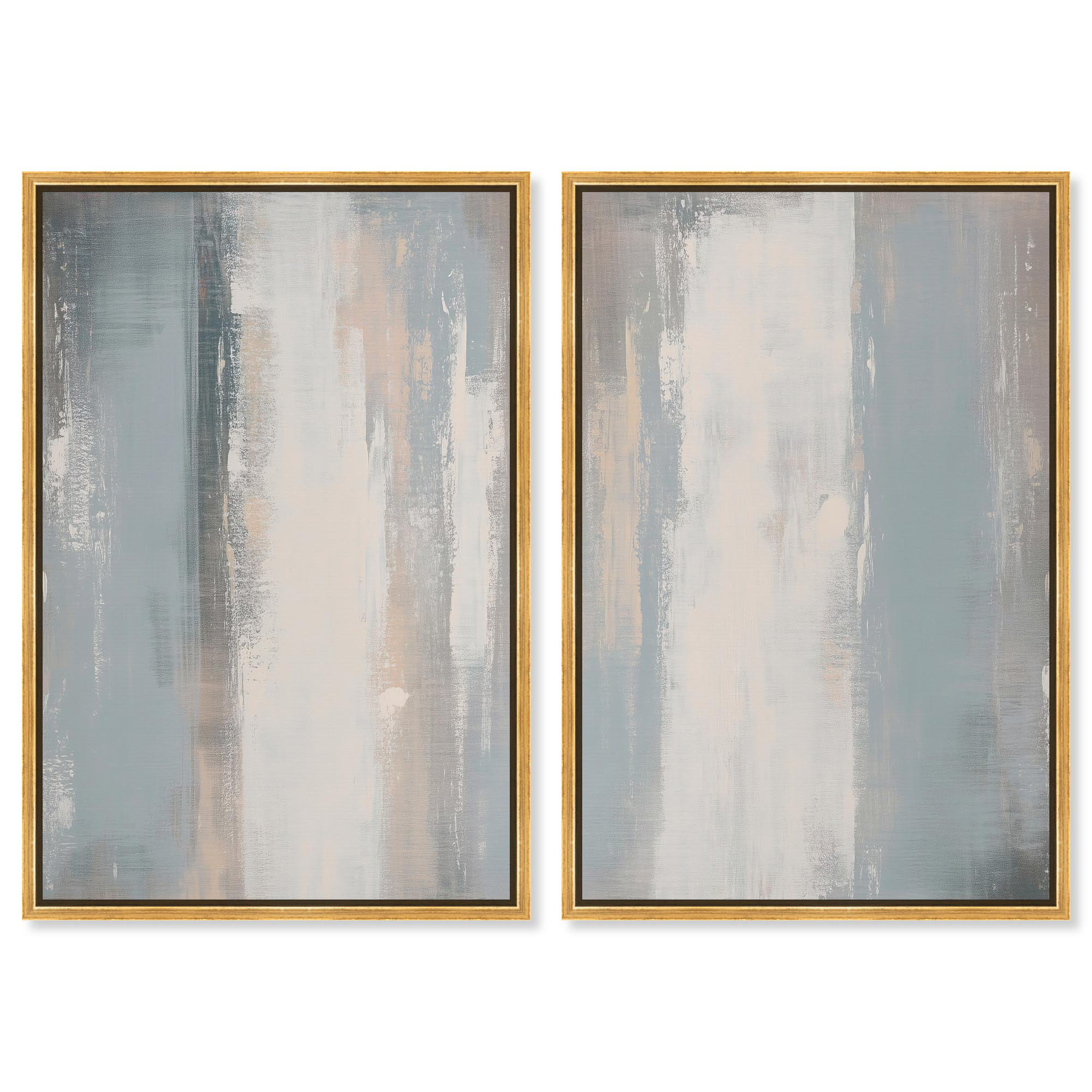 Art Remedy Neutral Ground Canvas Set of 2 Luxury Abstract Art by Art ...