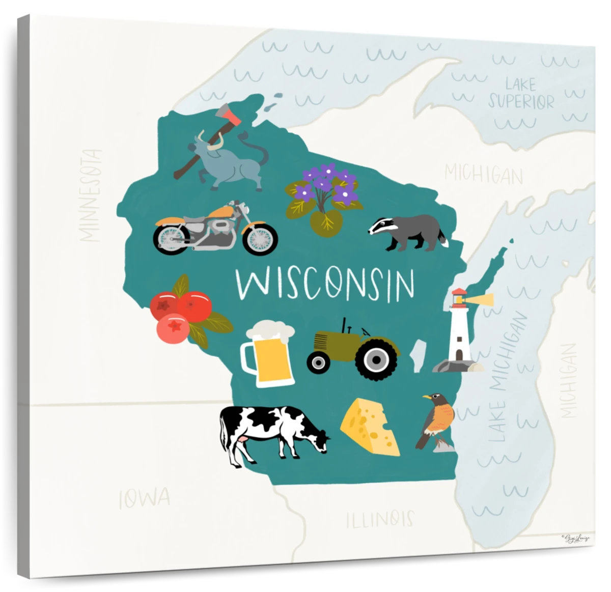 Elephant Stock Wisconsin Icons | Wayfair