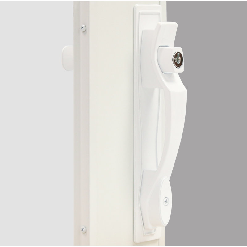 LARSON Storm Door Latch Heavy duty White Handle | Wayfair