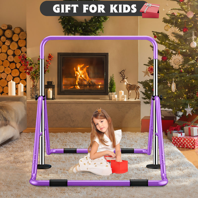 JTANGL Expandable Gymnastics Bars, Adjustable Height Gymnastic ...