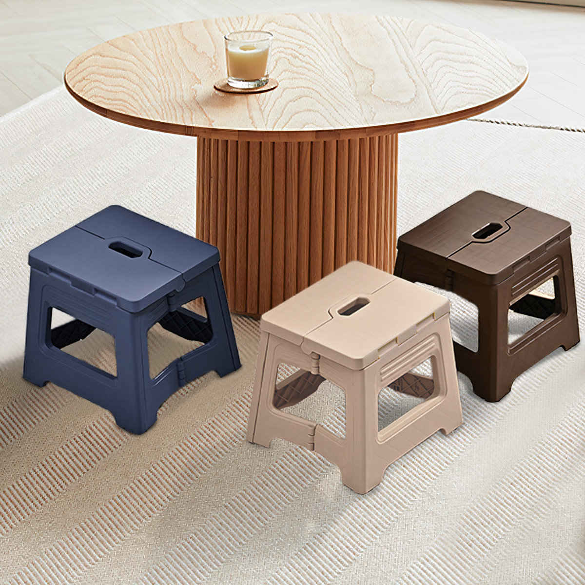 Rebrilliant Naviyah Plastic Accent Stool | Wayfair