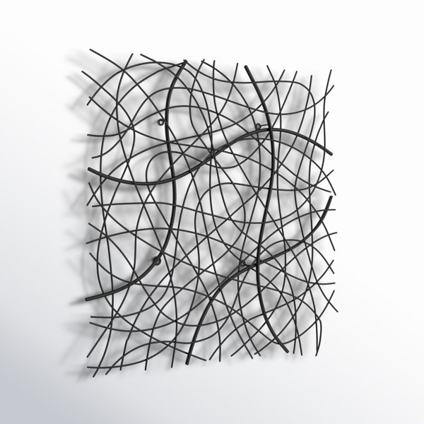 Mercury Row® Abstract Square Metal Wall Décor "& Reviews" | Wayfair