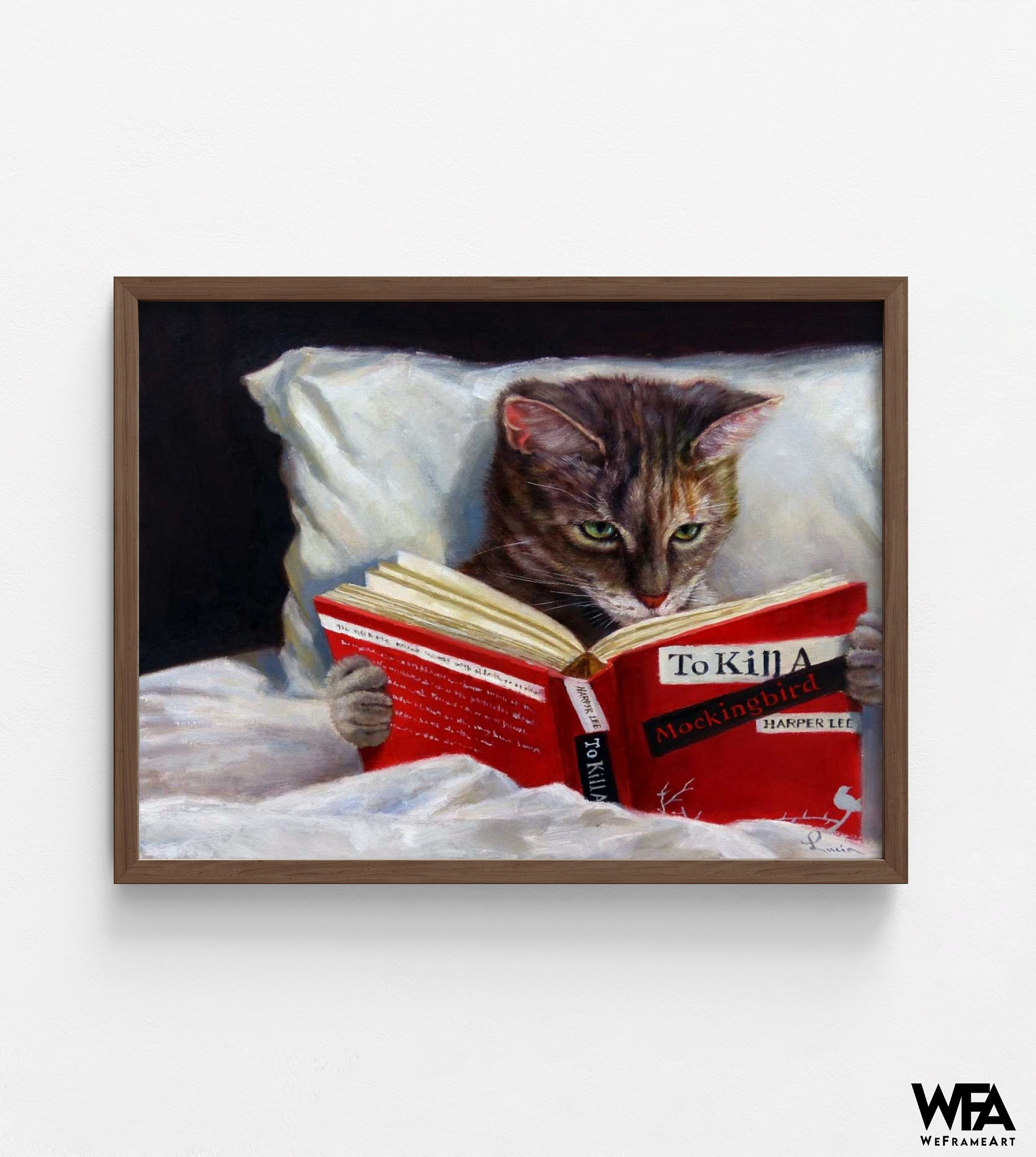 WeFrameArt To Kill A Mockingbird Poster Print, Funny Cat Poster Print ...