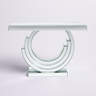 Willa Arlo™ Interiors Calderwood Contemporary Glass Abstract Console ...