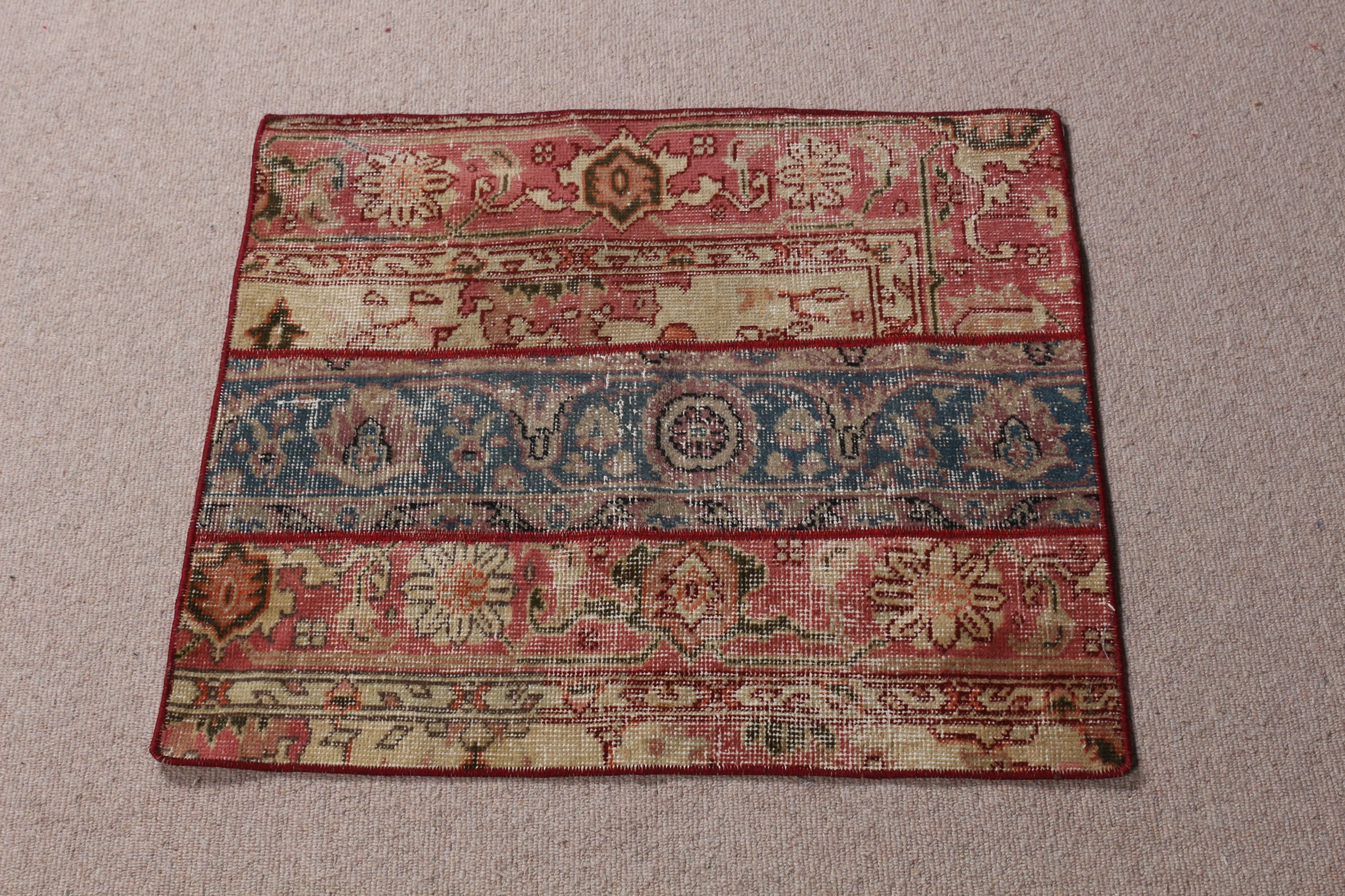 Bungalow Rose Small Vintage Turkish Patchwork Rug Adds Warmth For A ...
