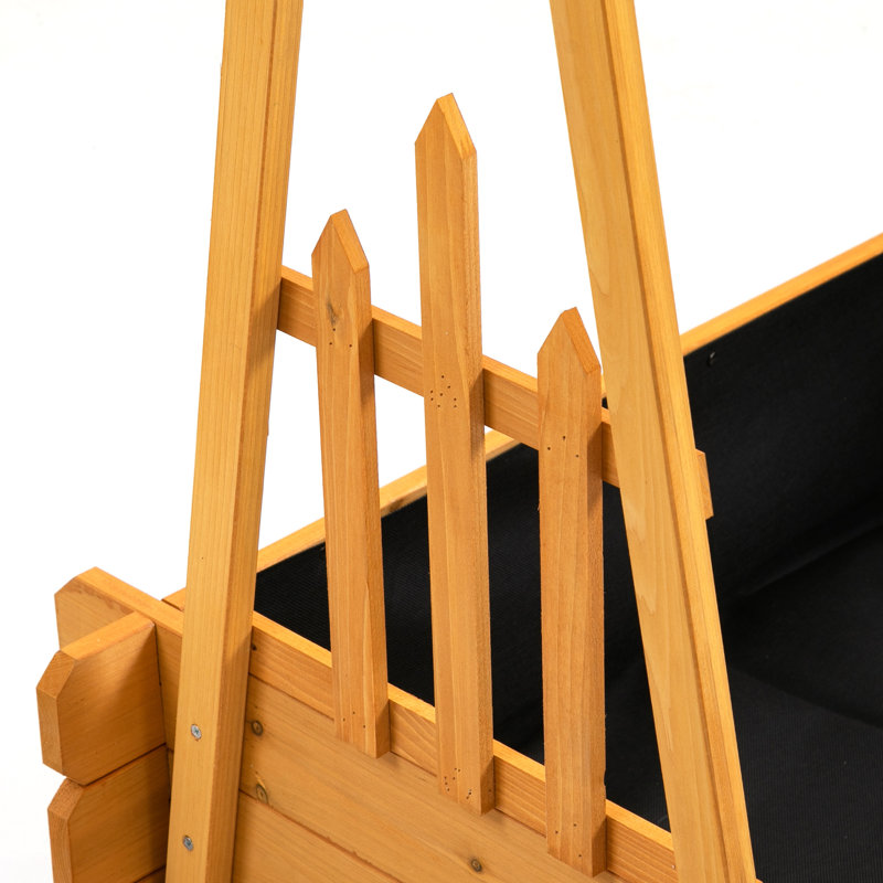 Arlmont & Co. Jeaneth Handmade Wood Outdoor Raised Garden - Wayfair Canada