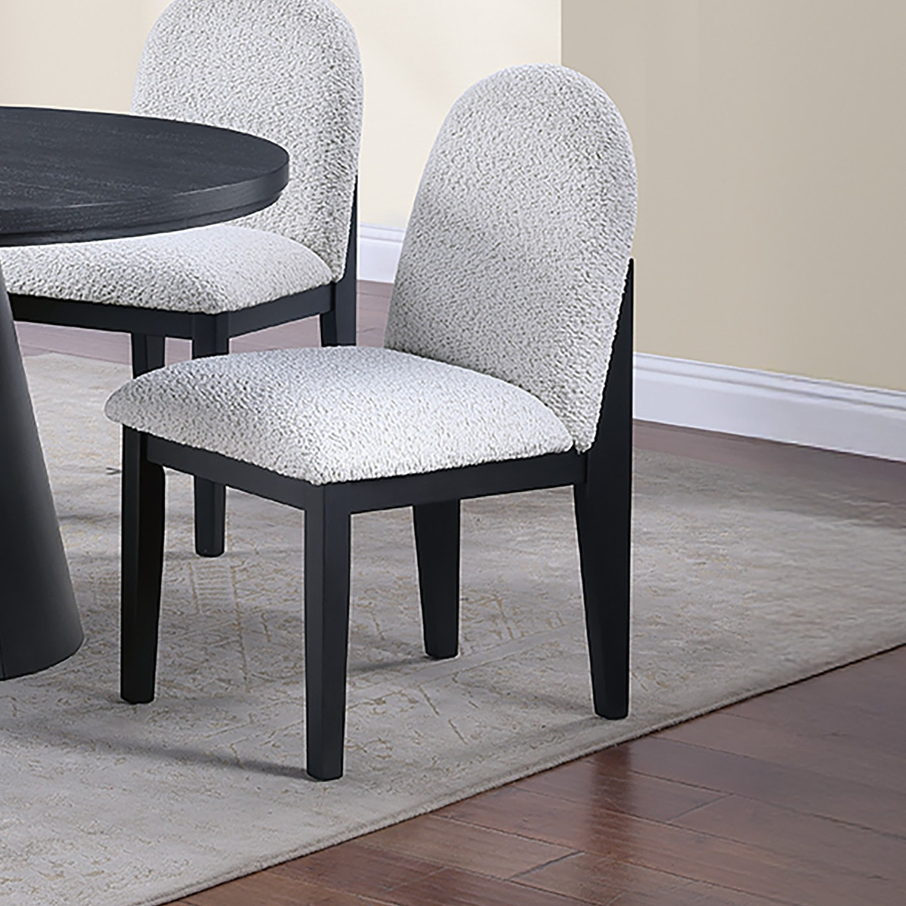 Brayden Studio® Soft Cozy Texture 2pc Dining Chairs | Wayfair