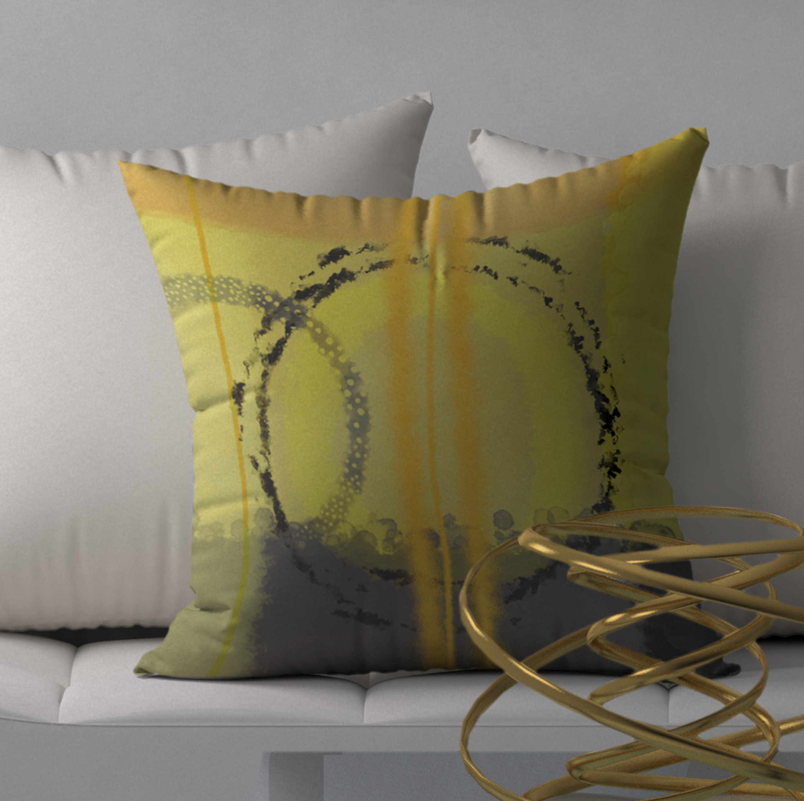 LeRoi Products Cateisha O.K. Bounce Decorative Square Pillow Cover ...