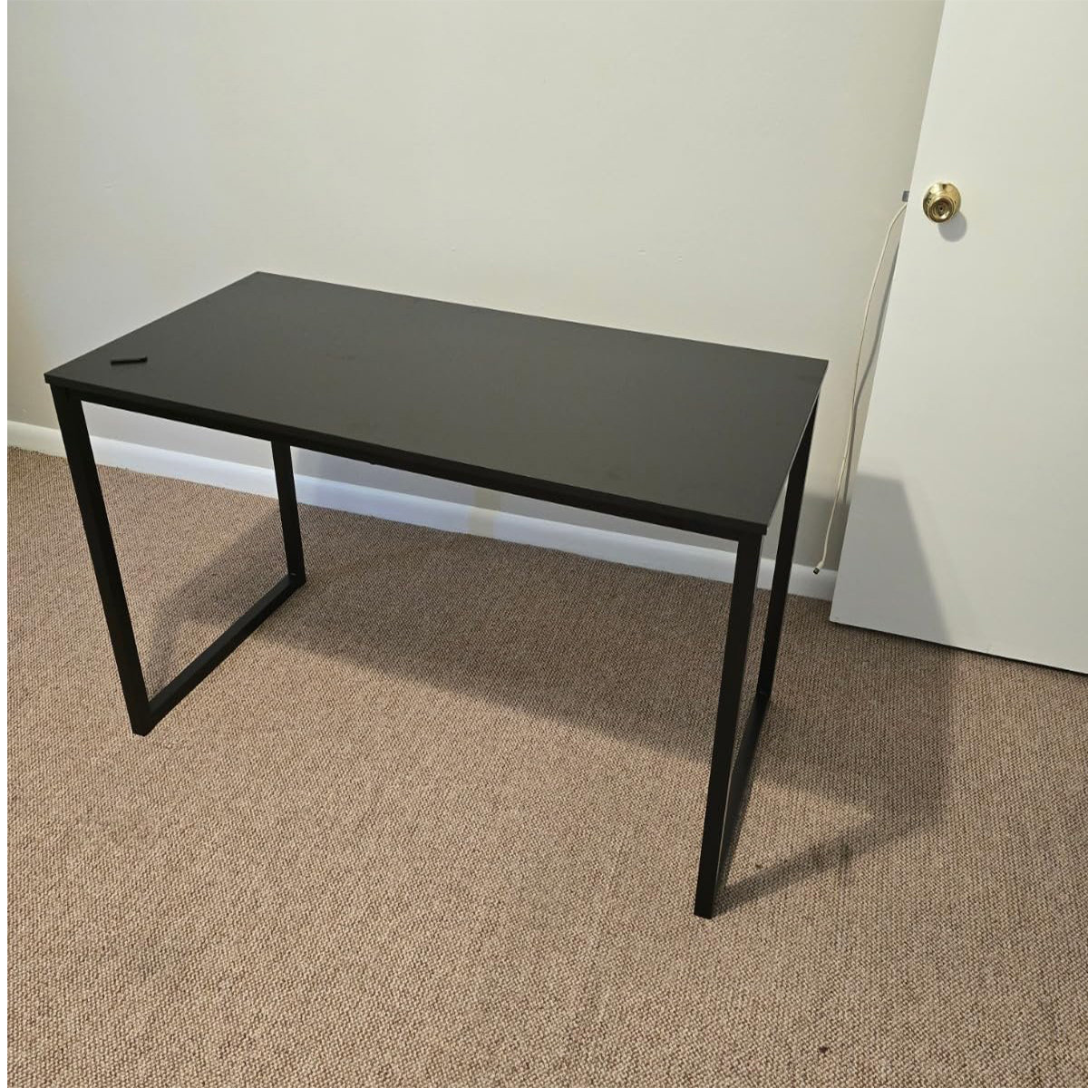 Hokku Designs Home Office 48-Inch Computer Desk, Black | Wayfair