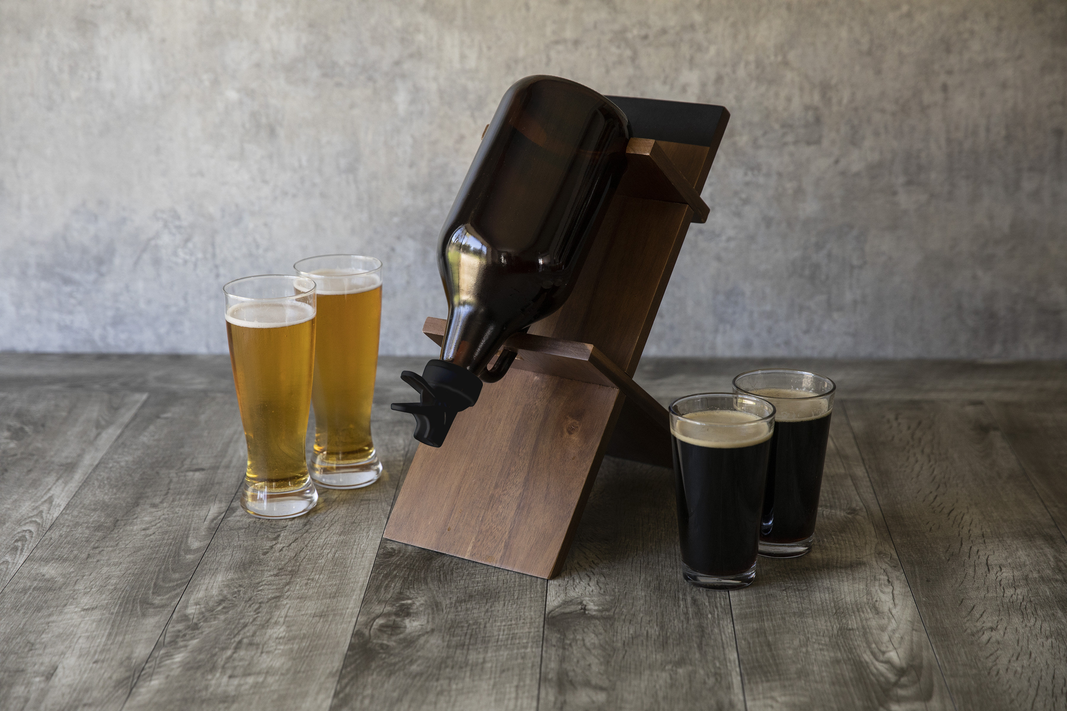 Latitude Run® Growler Stand with 64oz Glass Growler | Wayfair