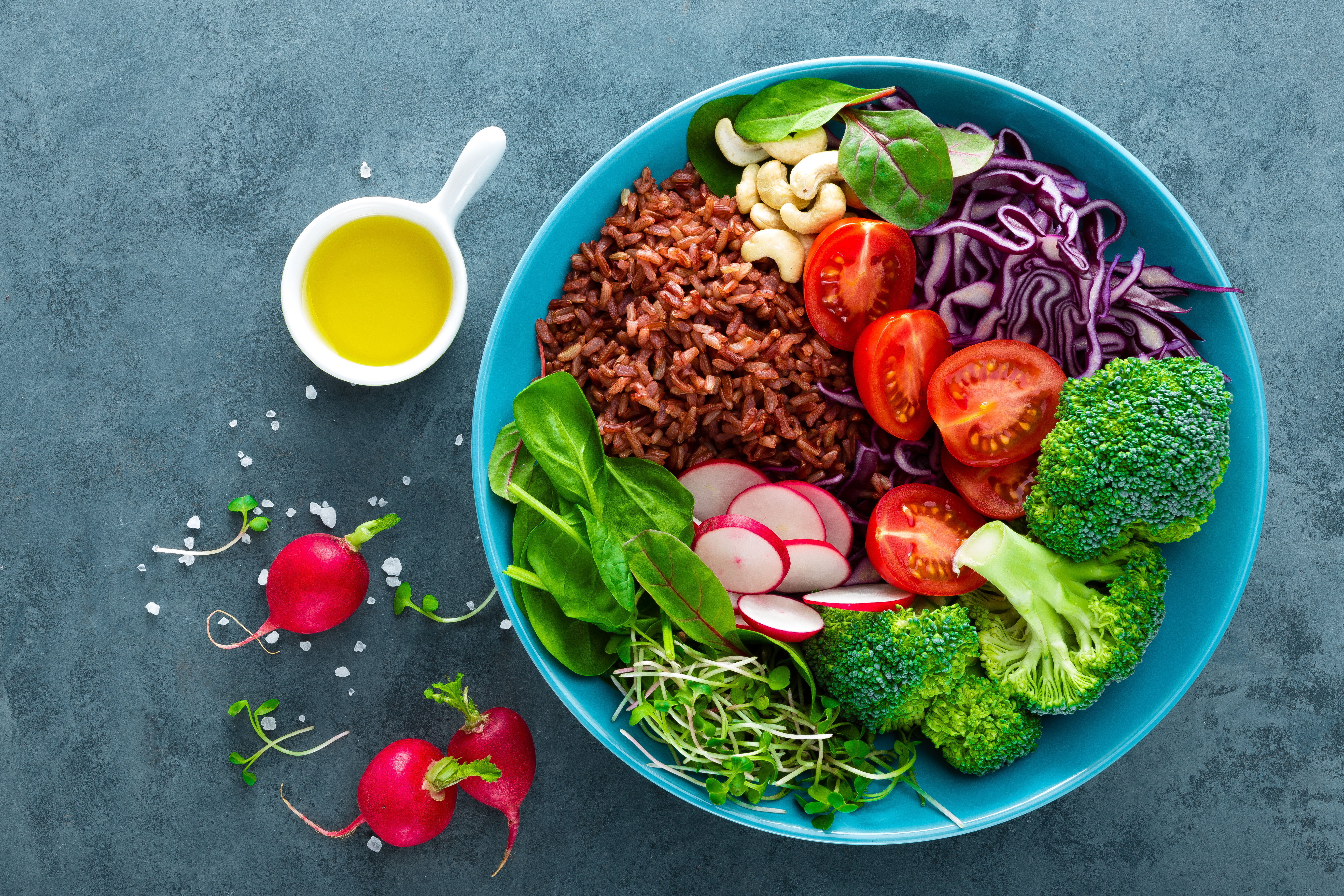 Ebern Designs Buddha Bowl Meal by Yelena Yemchuk - Wrapped Canvas ...