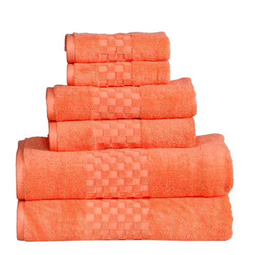Orange Bath Towels You'll Love | Wayfair