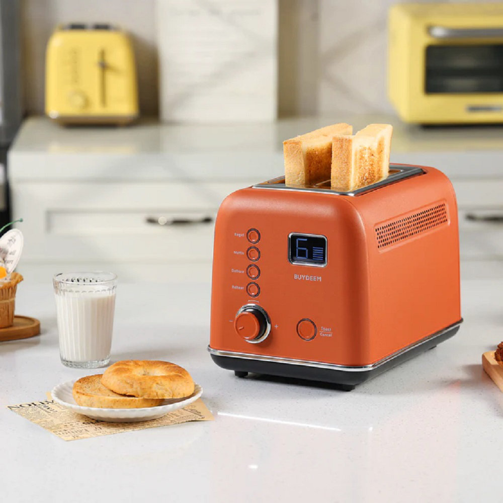 Buydeem Automatic Digital 2-Slice Toaster - Wayfair Canada
