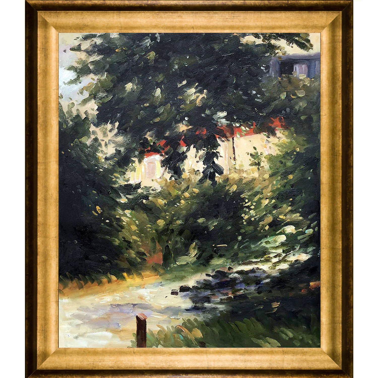 Vault W Artwork Garden Path in Rueil by Edouard Manet Framed Painting ...