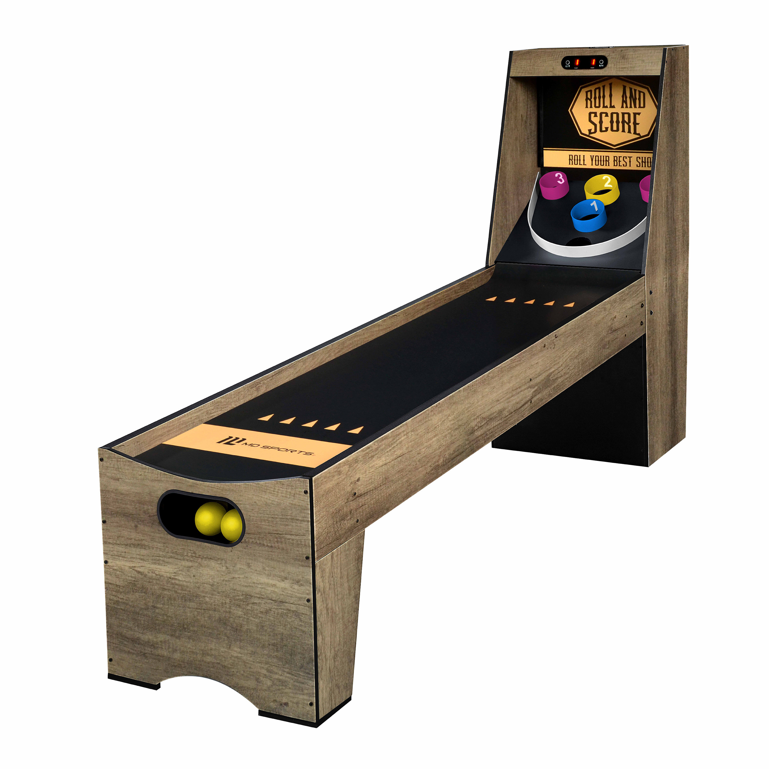 MD Sports 7’ 3” Compact Roll and Score Arcade Game with Electronic ...