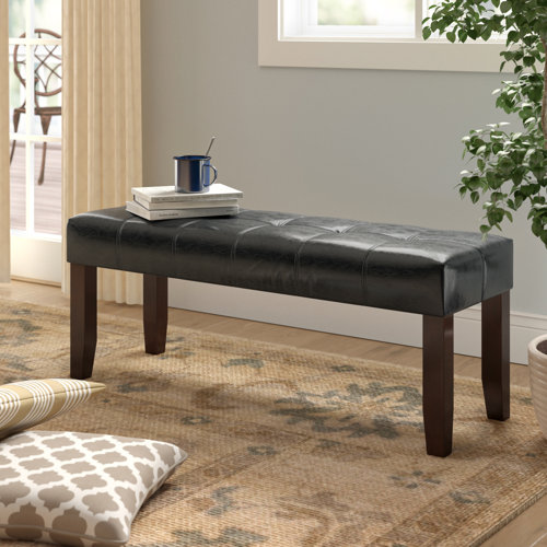 Faux Leather Benches You'll Love | Wayfair