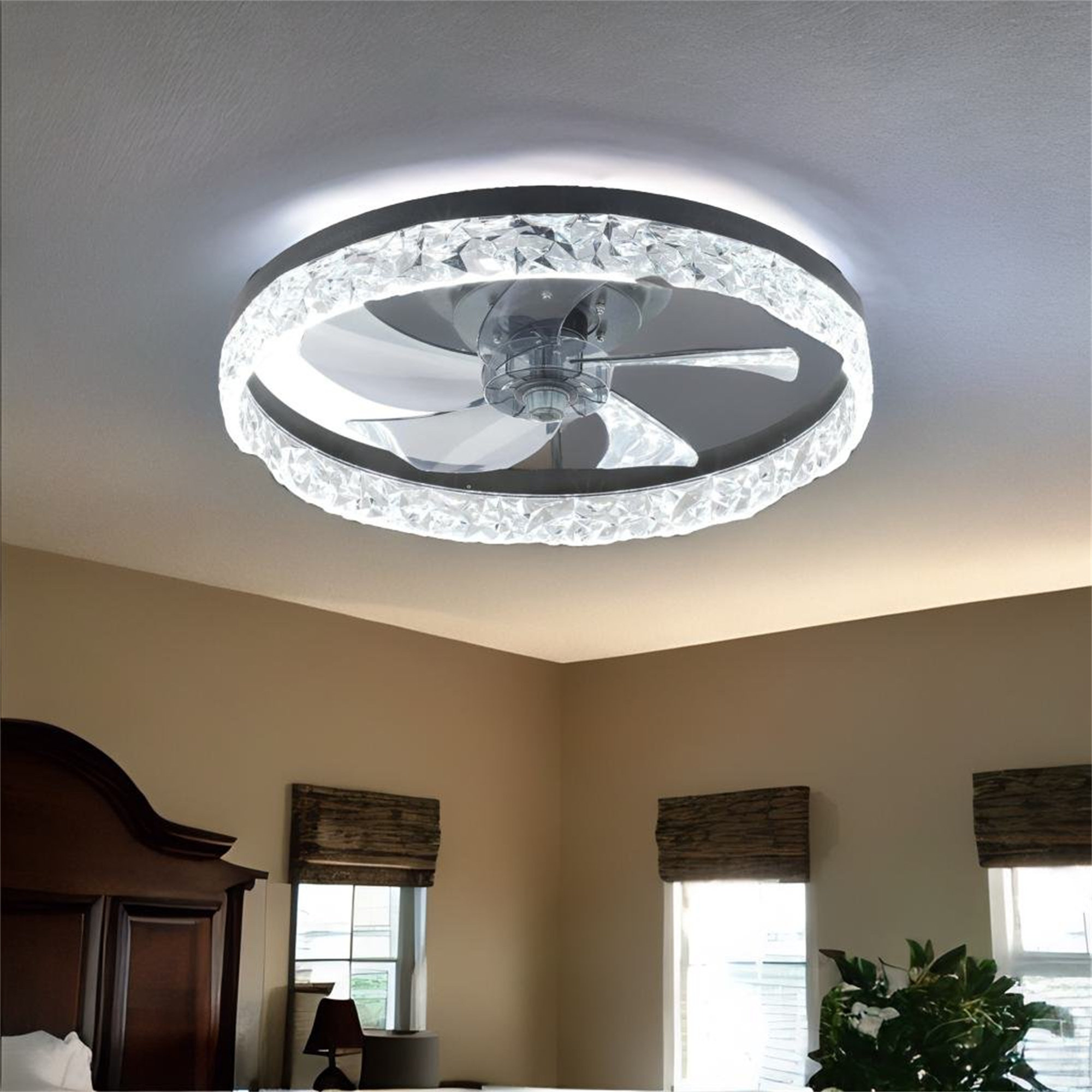 Mercer41 Yvelise Ceiling Fan with LED Lights | Wayfair