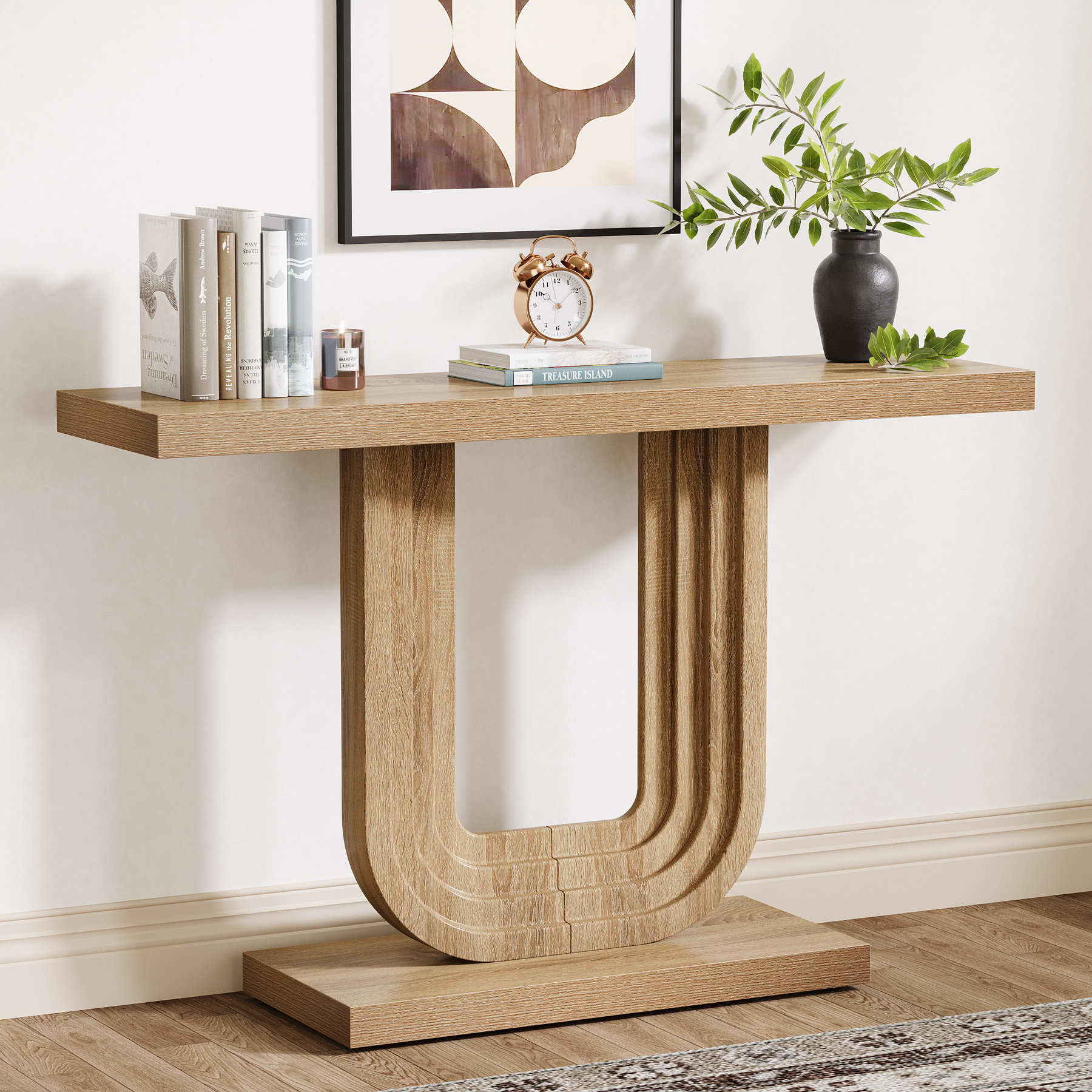 Union Rustic 39" Farmhouse Wooden Console Table - Wayfair Canada