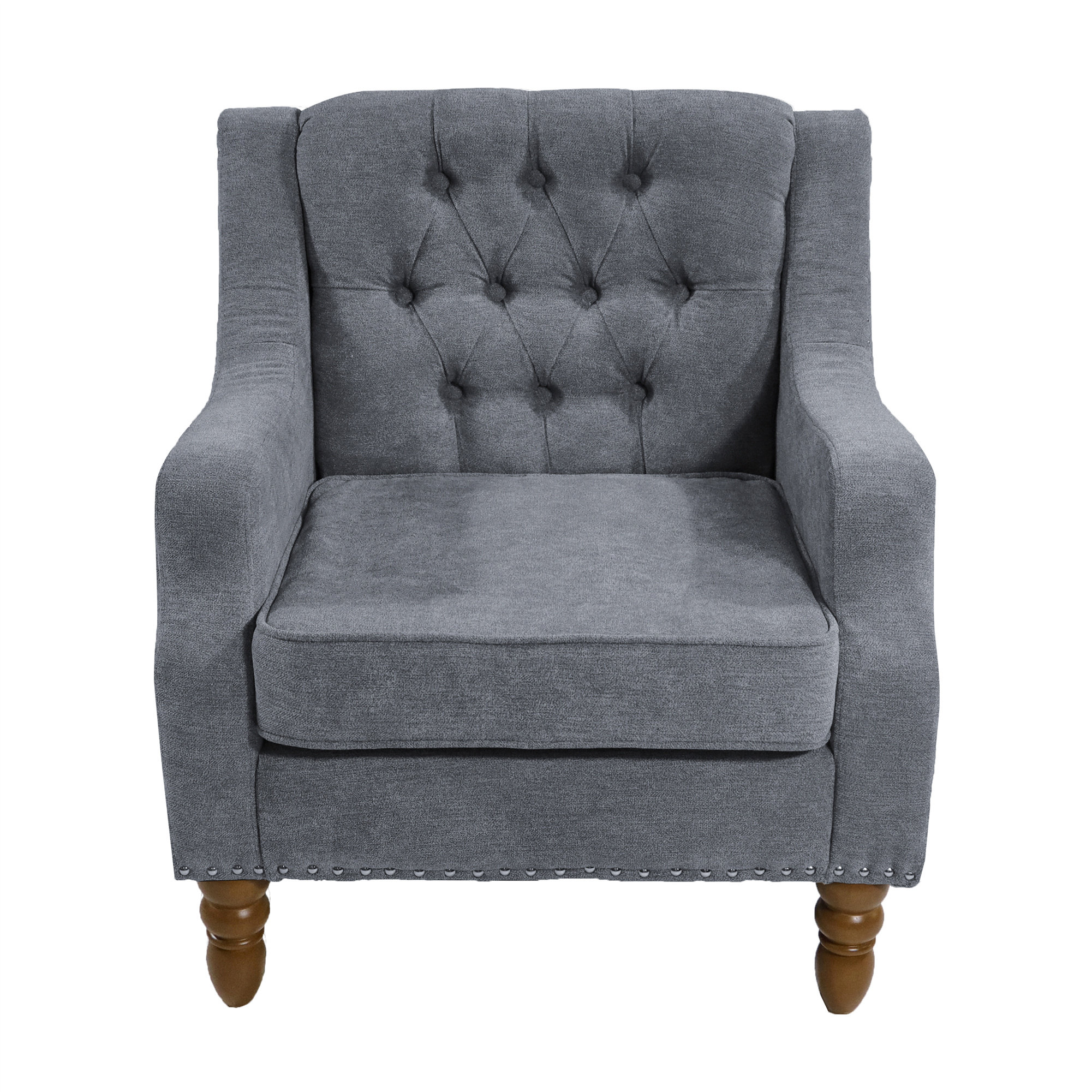 yenlacy 24.8" Wide Arm Chair Linenclub Chair | Wayfair