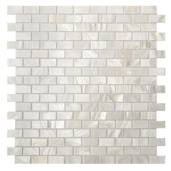 Art3d12" x 12" Seashell Mosaic Tile,Natural Mother of Pearl Tile,Pack ...