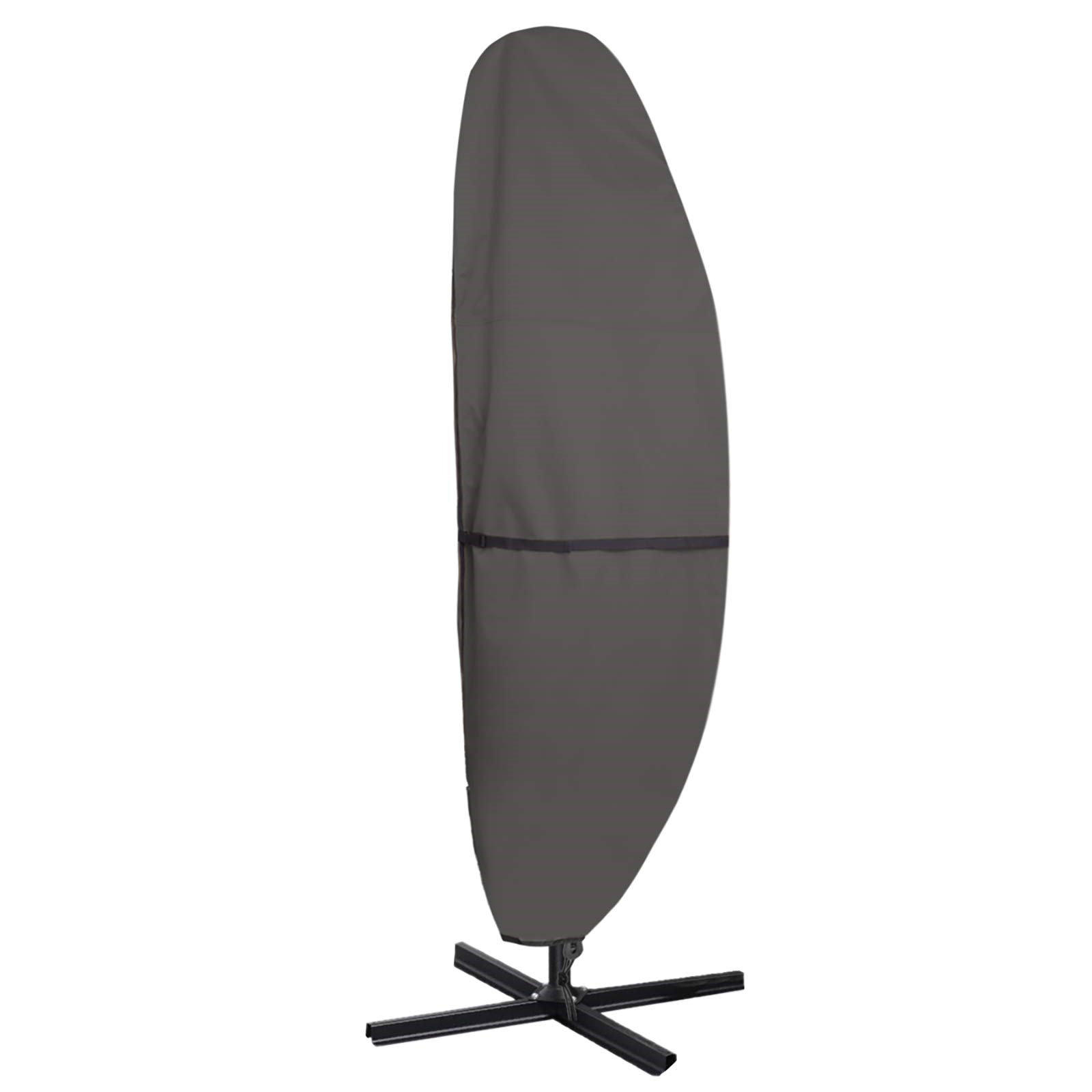 Latitude Run® 600D Waterproof Offset Umbrella Cover – Black, Fits 7.5 ...