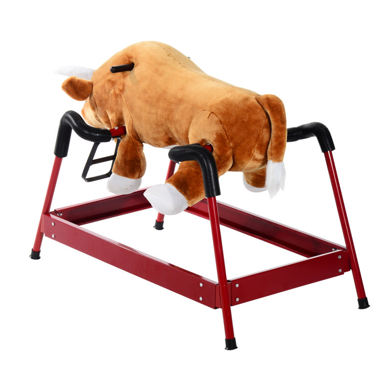 Qaba Kids Plush Spring Rodeo Bull Rocker & Reviews | Wayfair