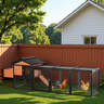 Ophelia & Co. Wooden Chicken Coop With Nesting Box, Built-in Slide-out ...