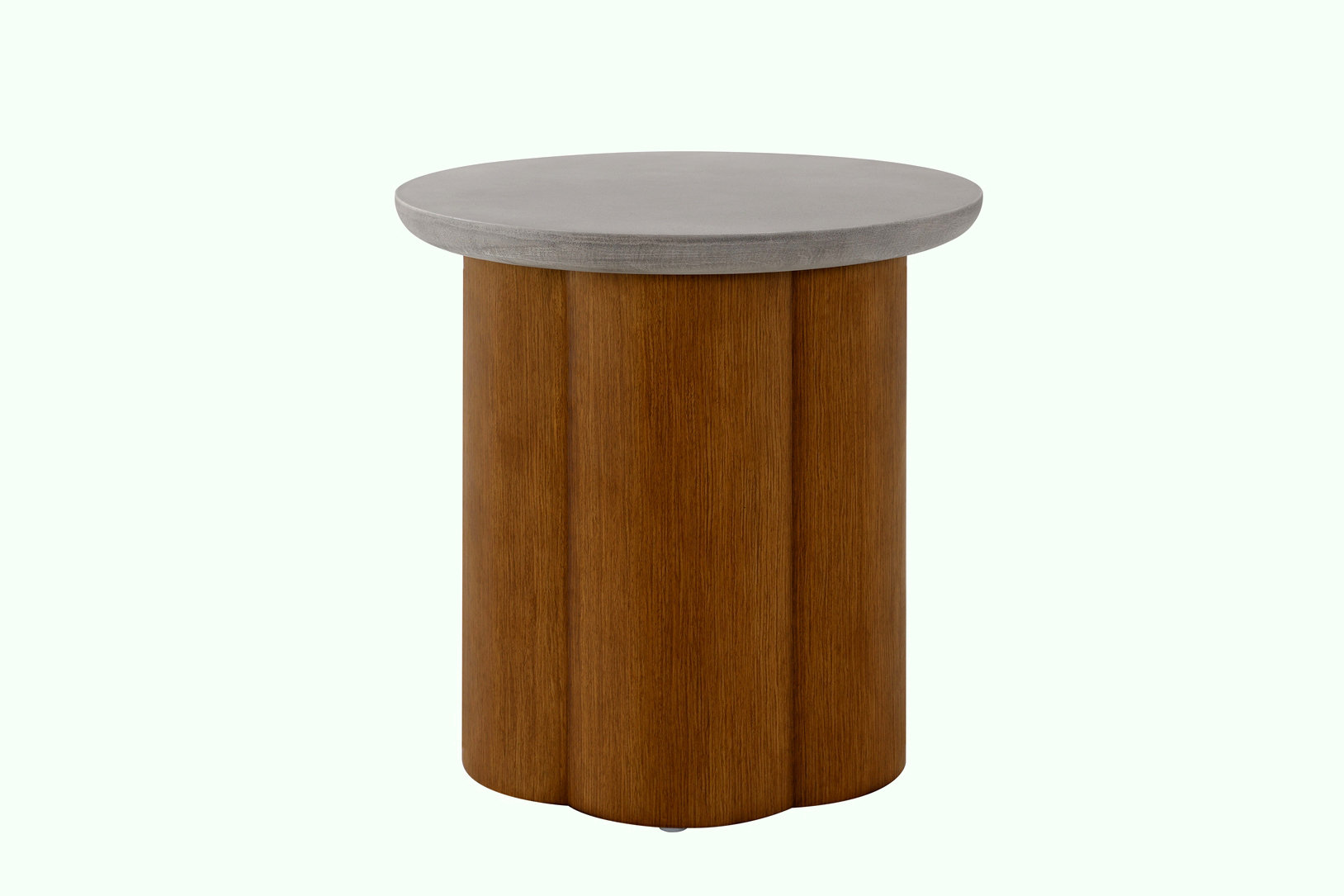 Latitude Run® Faux Concrete Top End Table | Wayfair
