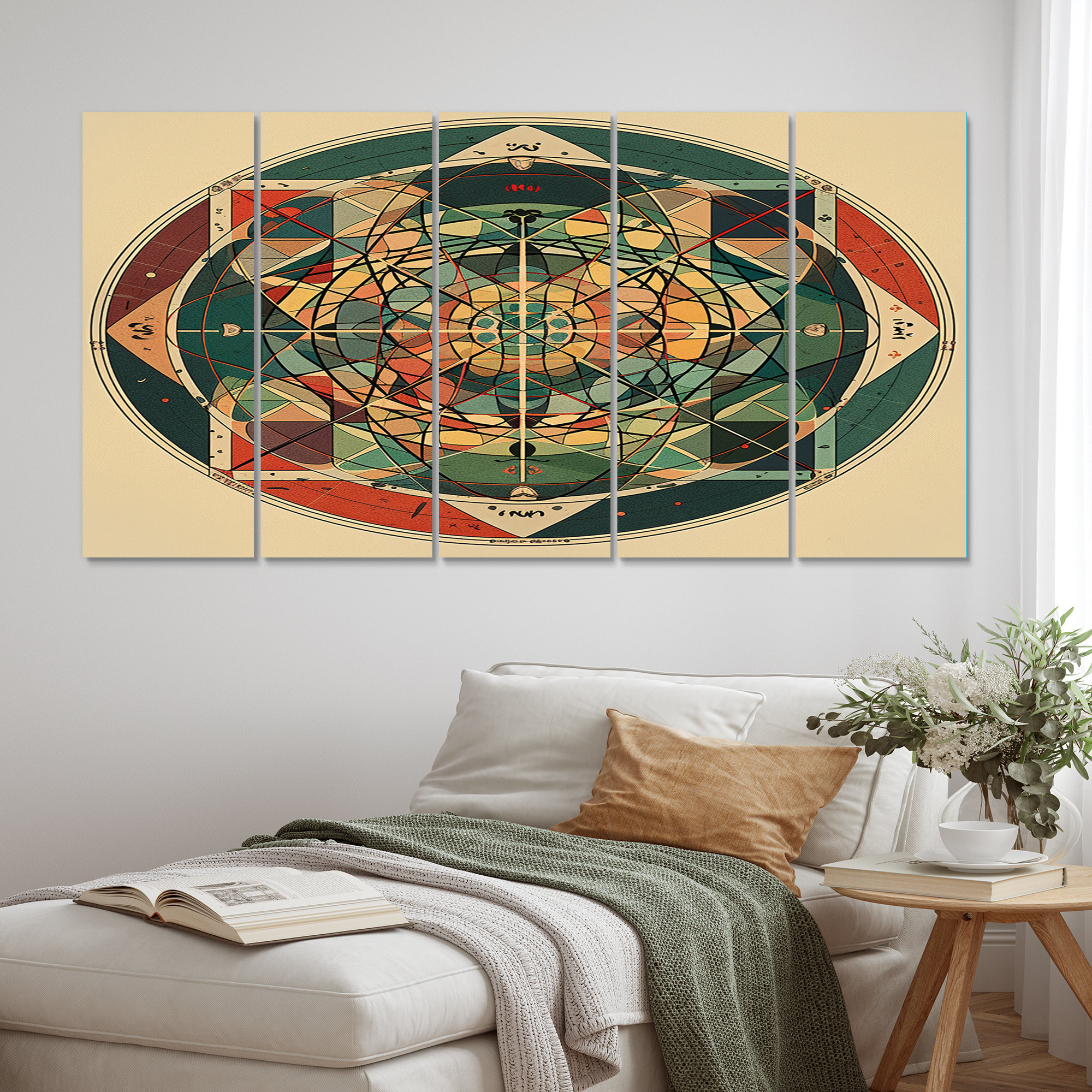 Red Barrel Studio® Sacred Mystery Vintage Alchemy Mandala I - Modern ...