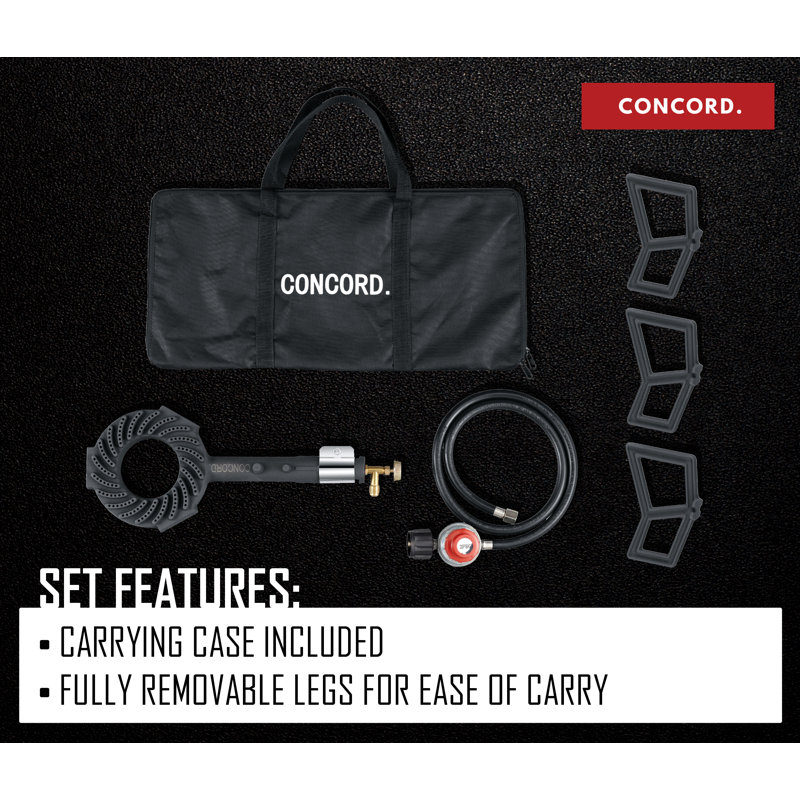 Concord Cookware Single Burner High Pressure Propane Cooking Kit | Wayfair