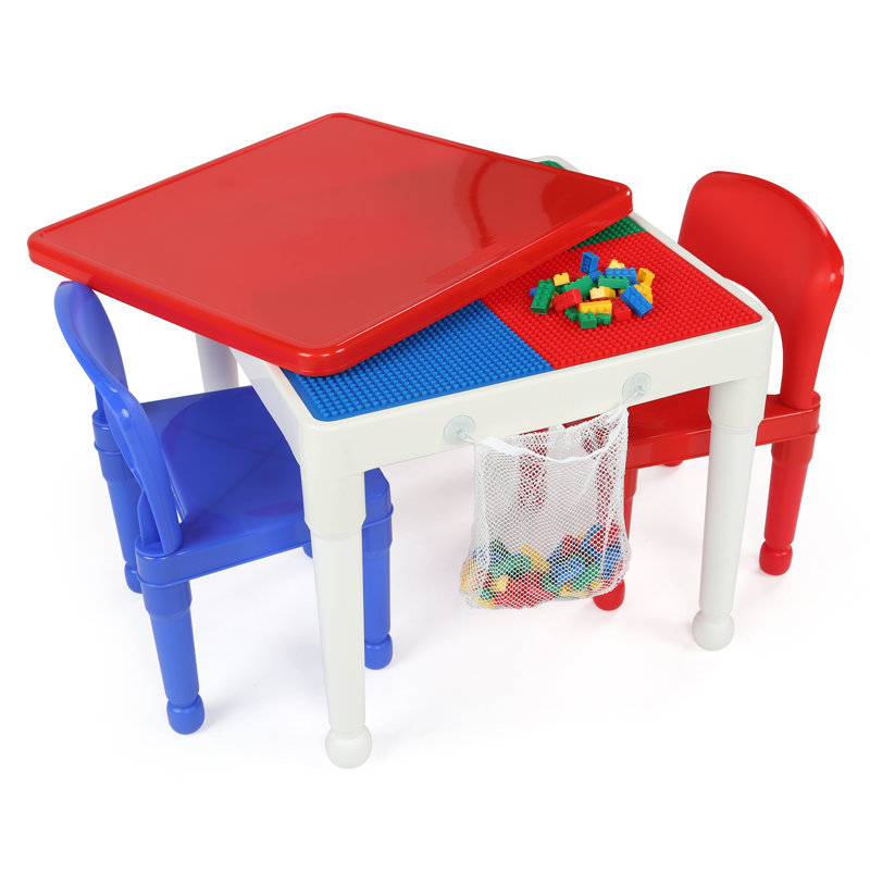 Zoomie Kids Huck Kids Interactive Table and Chair Set & Reviews | Wayfair