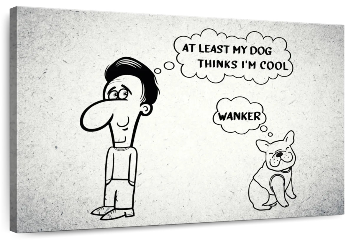 Dakota Fields Funny Blunt Dog | Wayfair