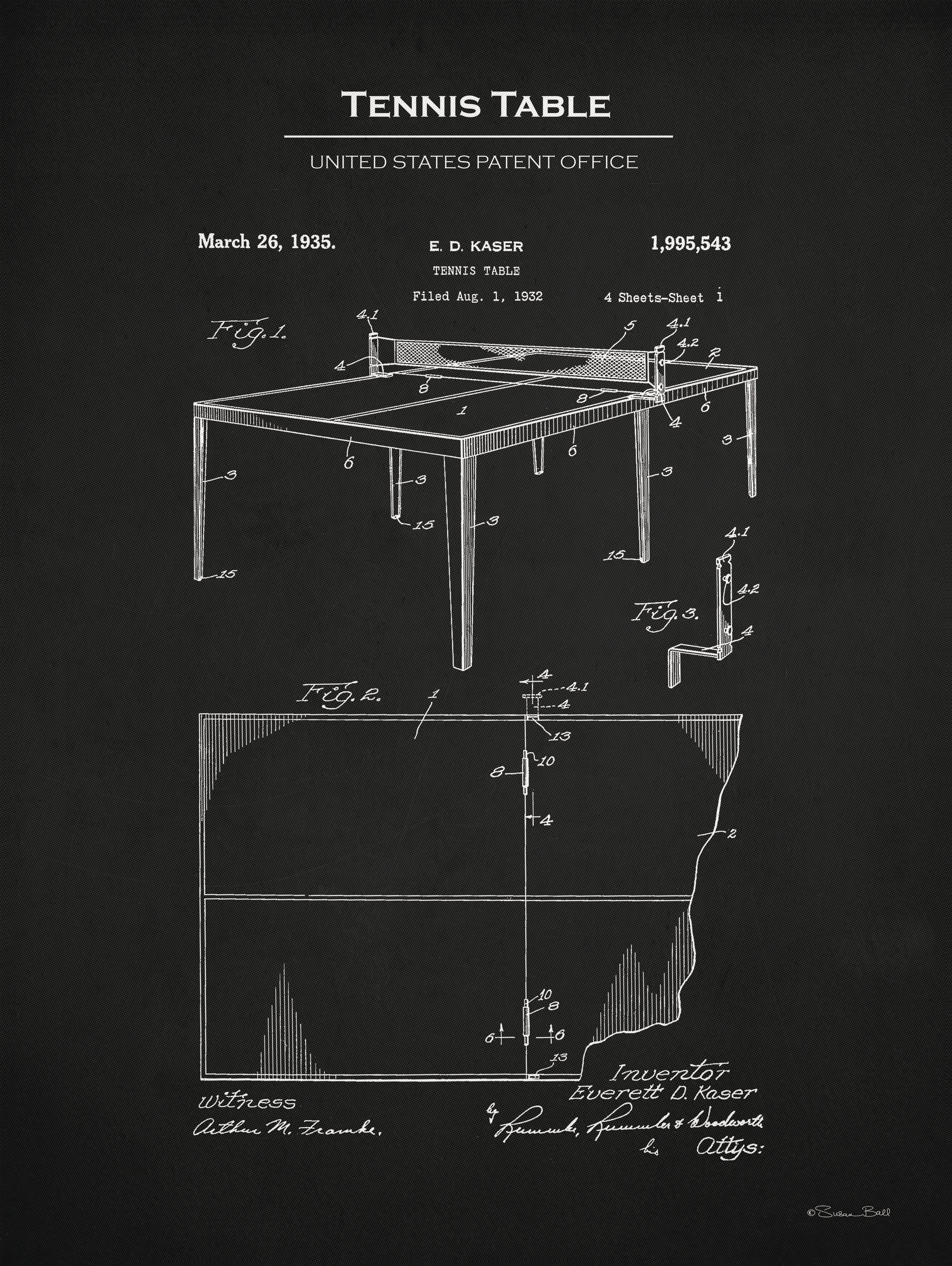 Williston Forge Tennis Table Patent - Wayfair Canada