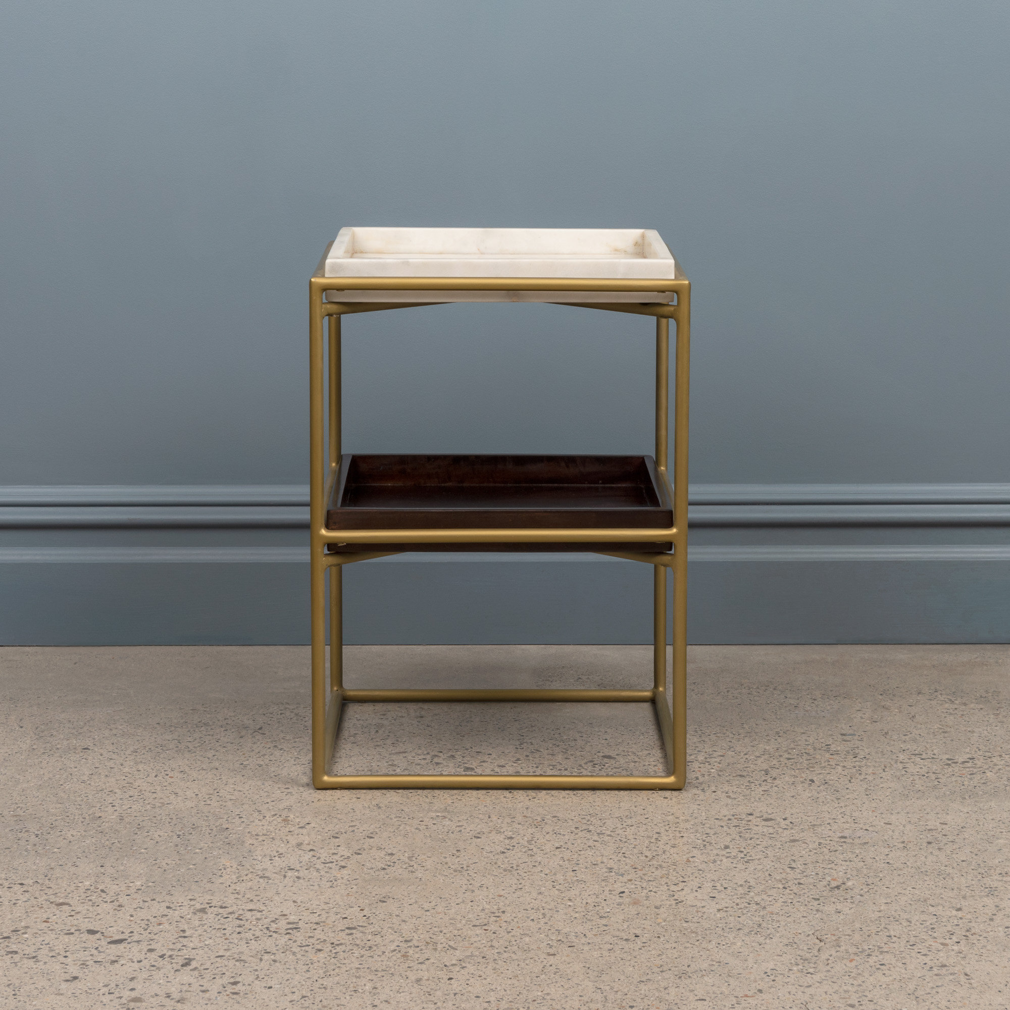 Everly Quinn Tray Top Frame End Table | Wayfair