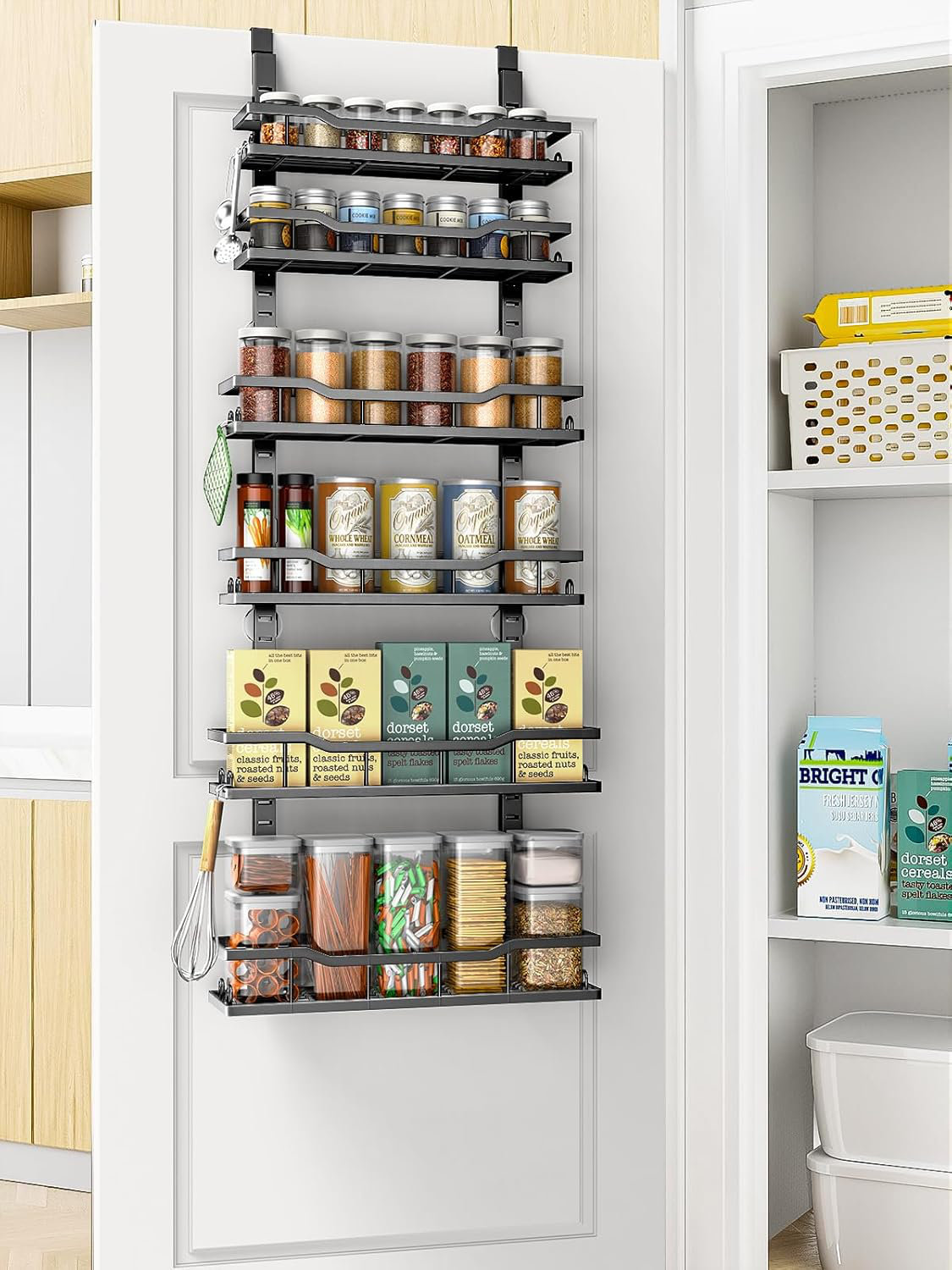 Prep & Savour Organizer Of The Food Storage Room Outside The Door | Wayfair
