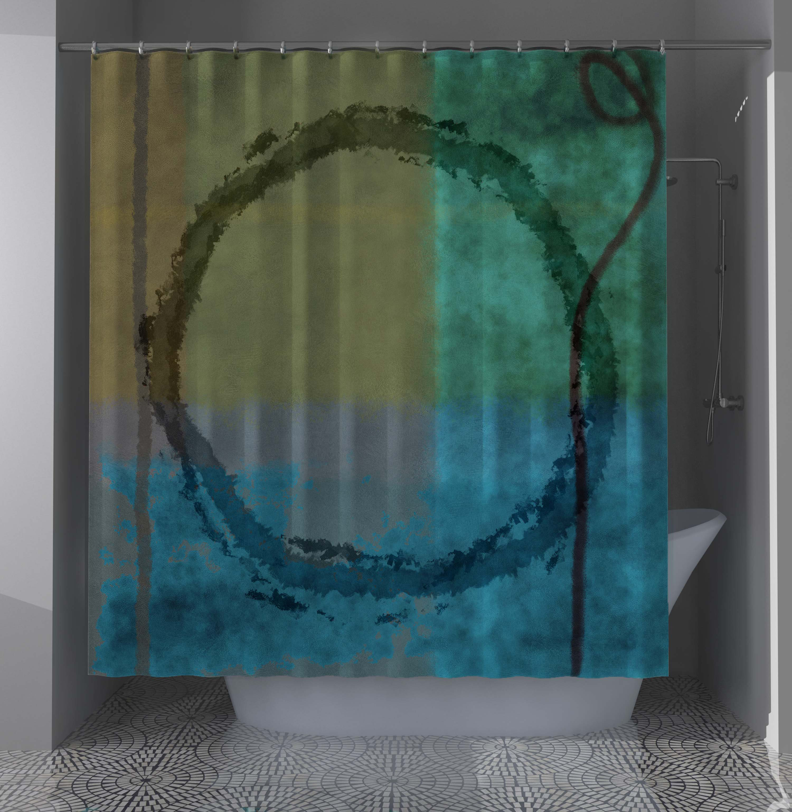 East Urban Home Smiles Interesting Shower Curtain | Wayfair