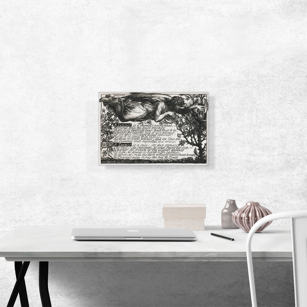 ARTCANVAS Anima The Sonnet 1880 Canvas Art Print By Dante Gabriel ...