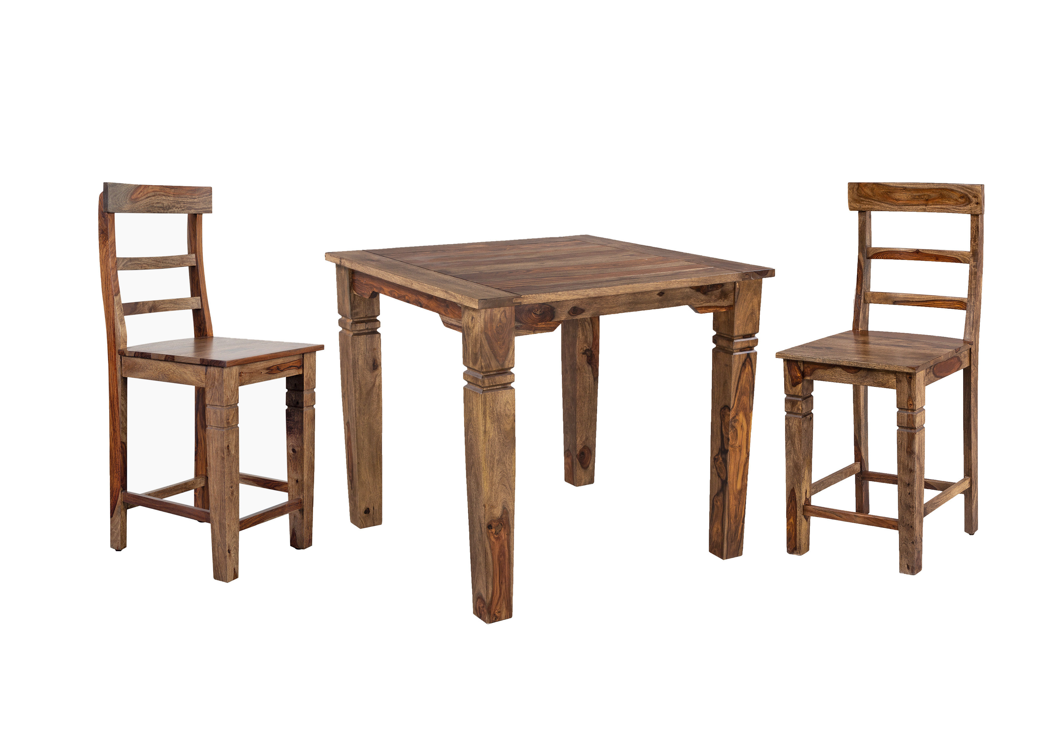 Loon Peak® Traci Counter Height Sheesham Solid Wood Dining Table ...