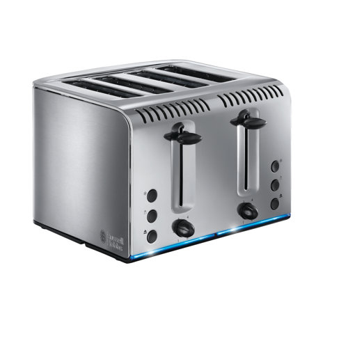 Russell Hobbs Stainless Steel 4 Slice Buckingham Toaster & Reviews ...