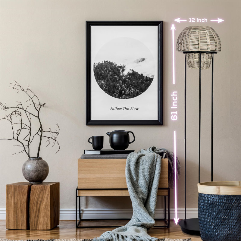 Bayou Breeze Bavleen 61'' Matte LED Traditional Floor Lamp | Wayfair