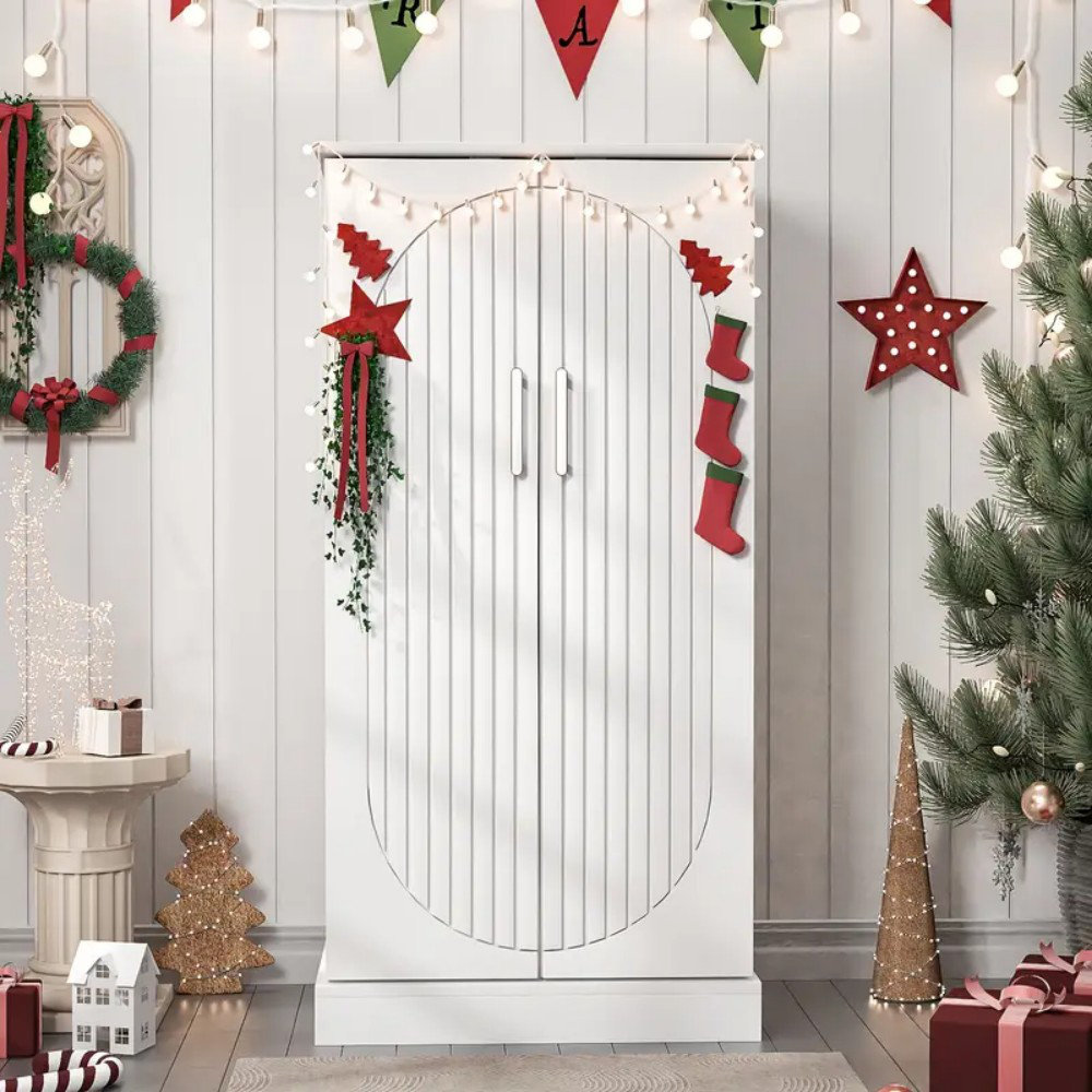 Latitude Run® 47-Inch Modern Kitchen Food Cabinet For Kitchen ...